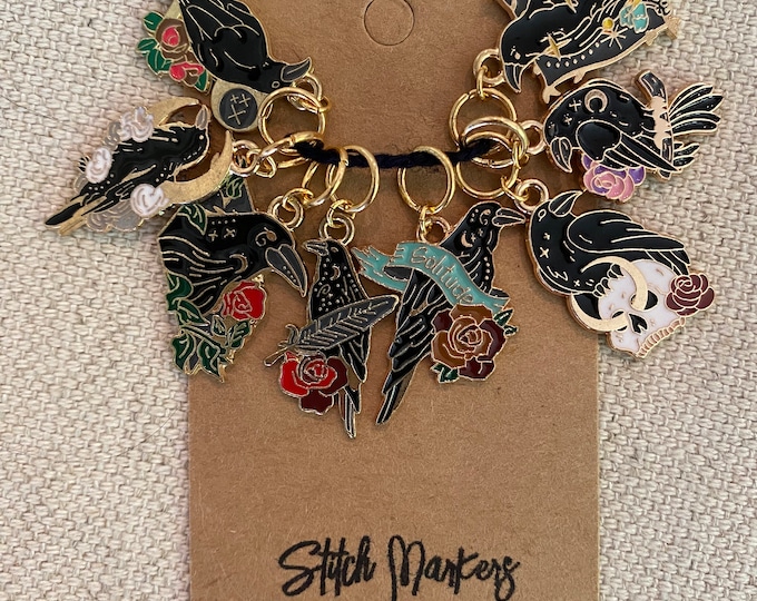 There’s Been A Murder Stitch Markers, Progress Keepers - Etsy