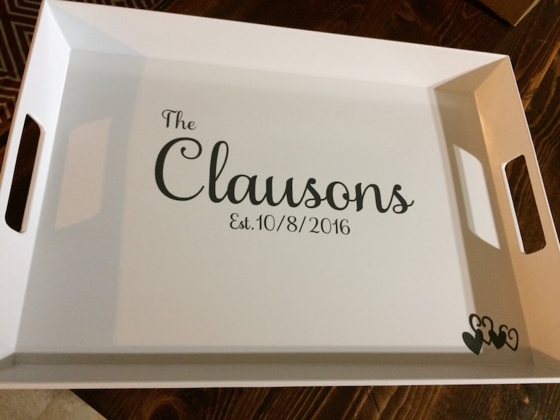 Personalized Serving Tray Custom Serving Tray Breakfast | Etsy