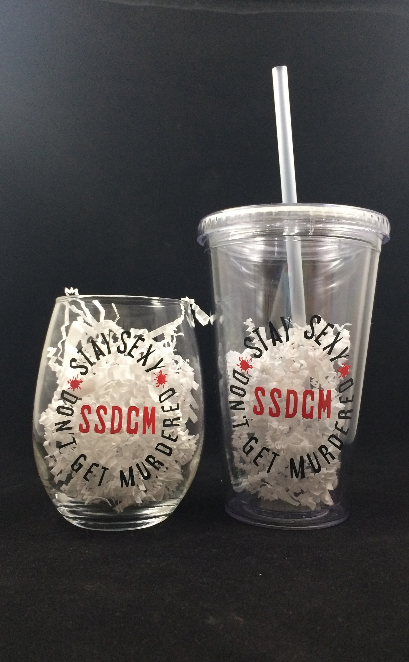MFM SSDGM Water Tumbler Stay Sexy Don't Get Murdered - Etsy