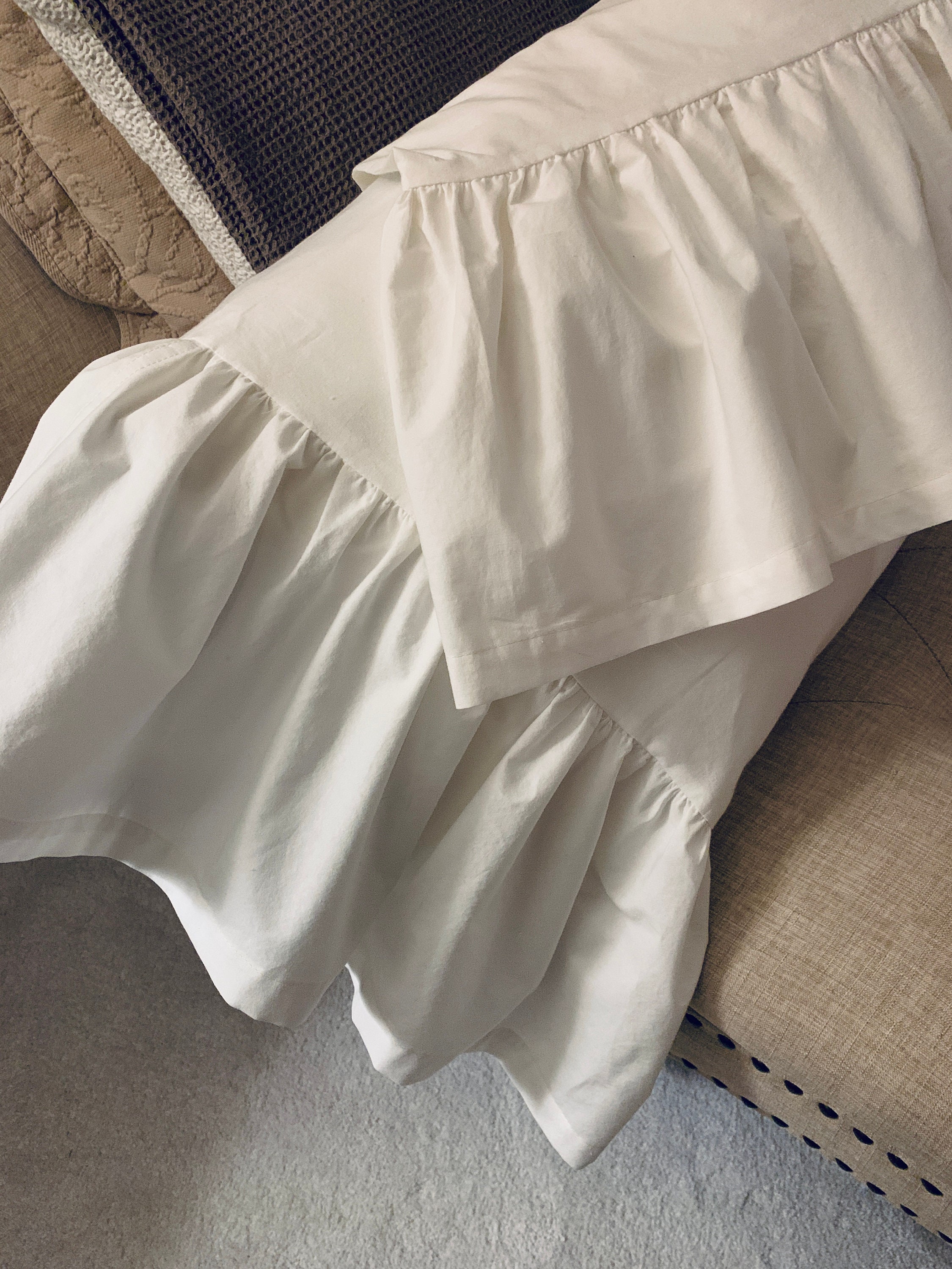 Ruffled Pillow Case - Etsy