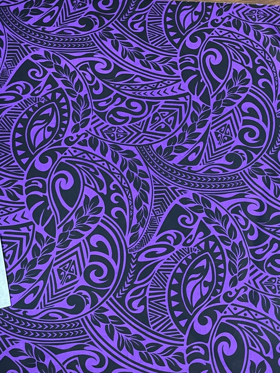 Purple Tribal Pattern