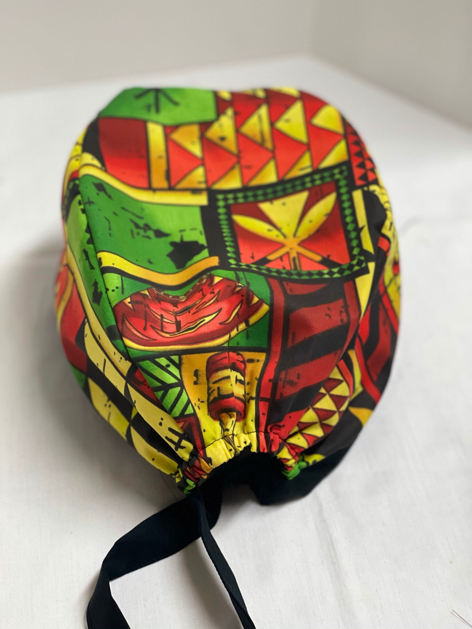 Hawaiian Artifacts Rasta Print Adult Unisex Nurses Cap | Etsy