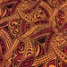 Maroon Orange Black Tribal Hawaiian Print - Etsy