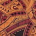 Maroon Orange Black Tribal Hawaiian Print - Etsy