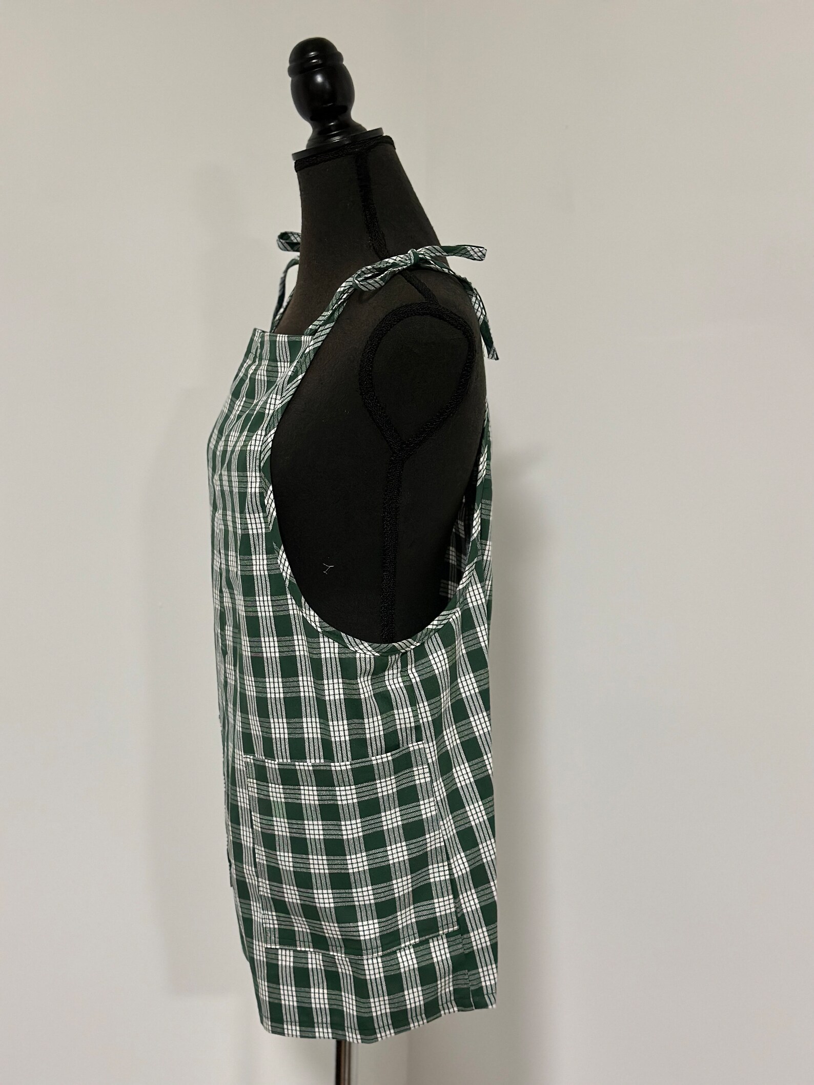 REAL PALAKA Cotton Jumper Dark Green With Tie Straps at Shoulder and 2 ...