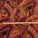 Maroon Orange Black Tribal Hawaiian Print - Etsy