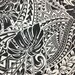 Black Gray Tribal Monstera Maile Hawaiian Print Fabric Sold by - Etsy