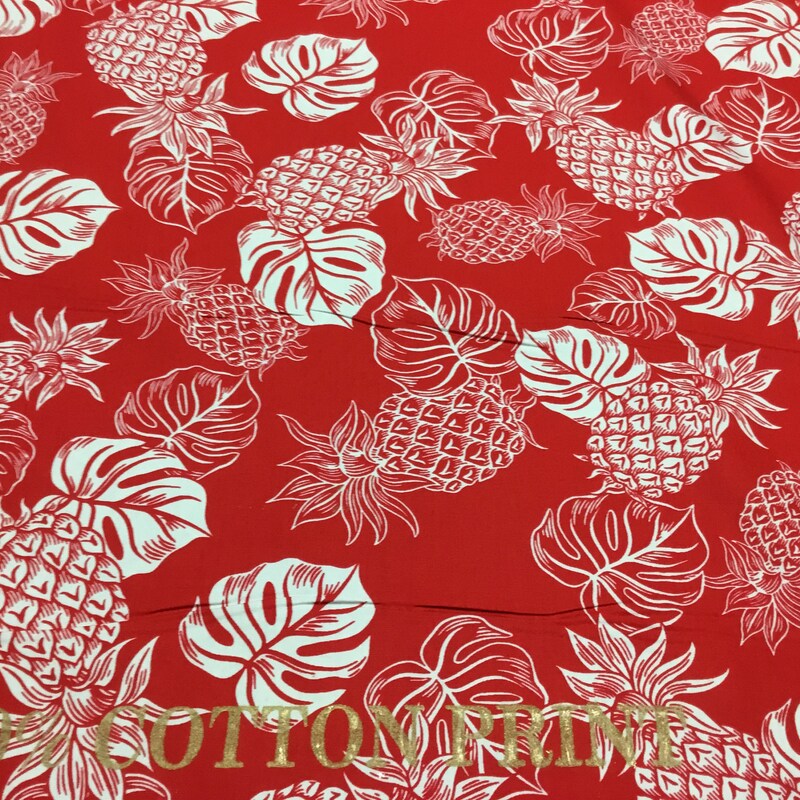 Pineapple Fabric - Etsy