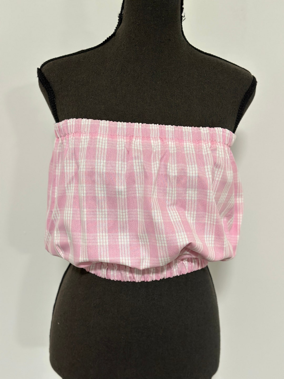 Palaka Ladies Strapless Halter Top/crop Tube Top/ Crop Top in 9 Colors ...