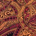 Maroon Orange Black Tribal Hawaiian Print - Etsy