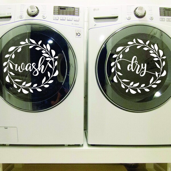 Washer Dryer Decals - Etsy