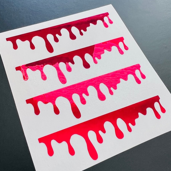Blood Drip Stickers - Etsy