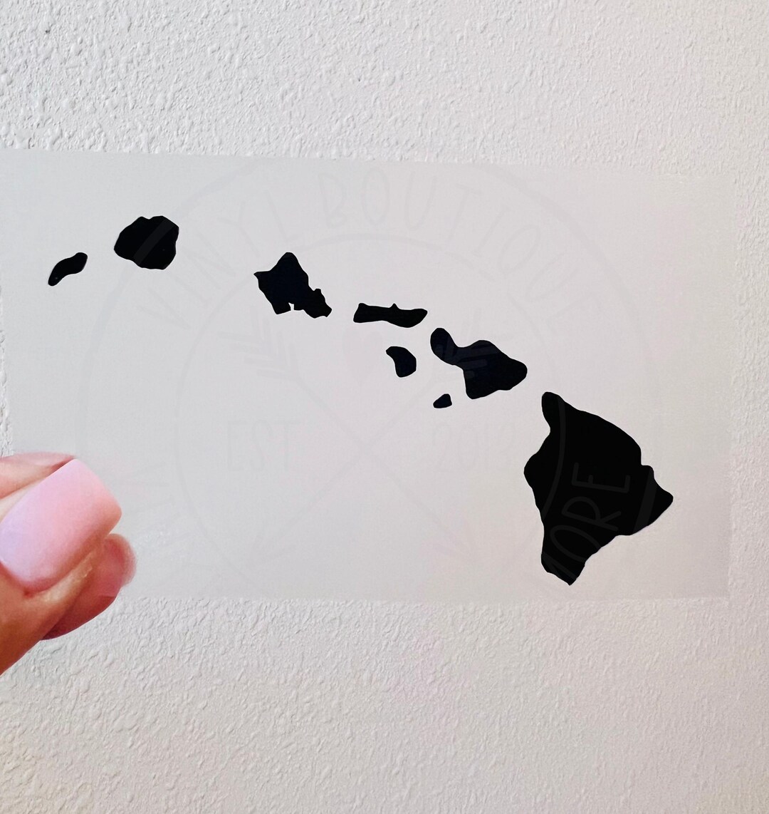 Hawaiian Island Hawaii Car Window Laptop Cup Decal Sticker - Etsy