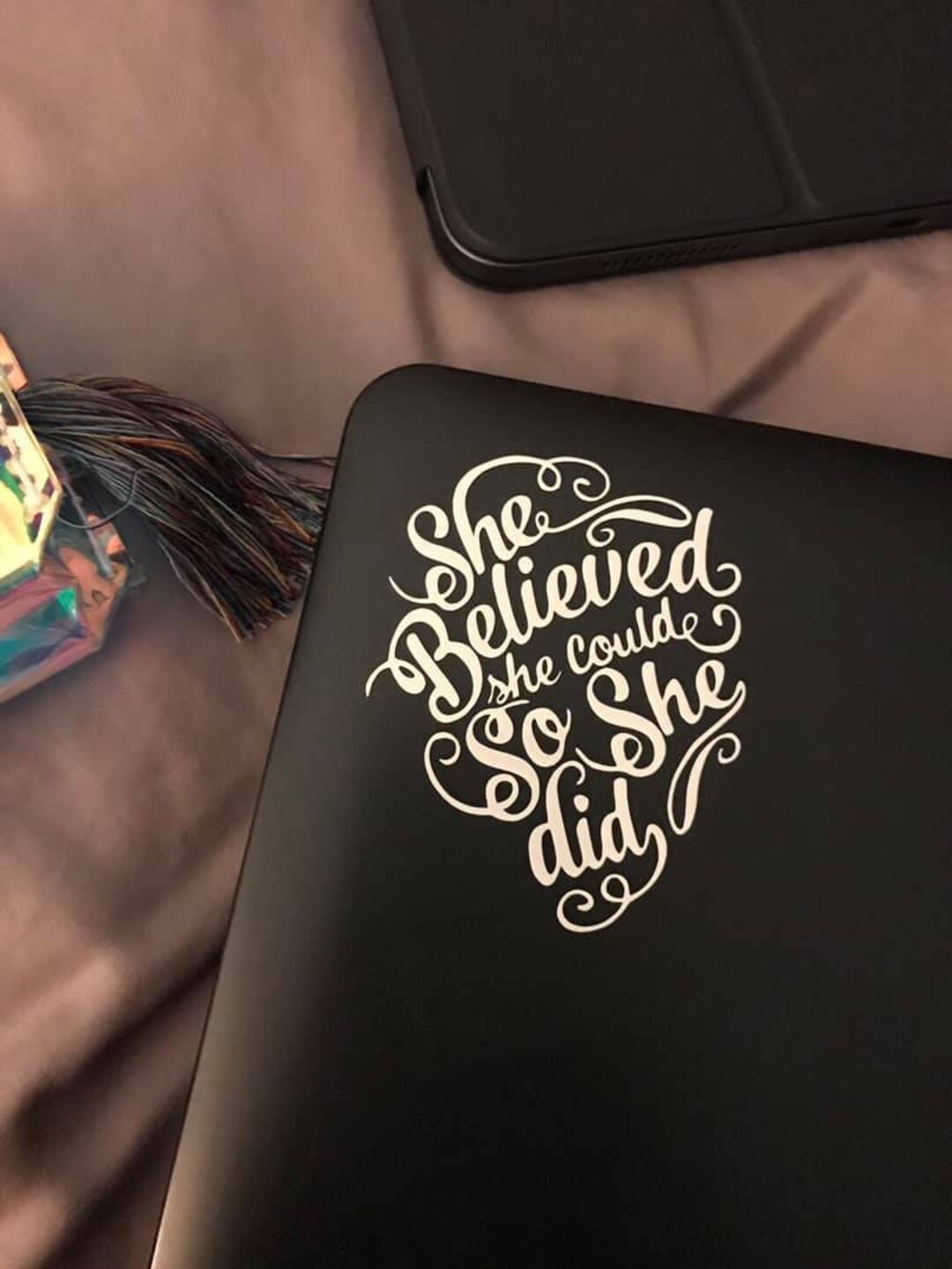 She Believed She Could so She Did Fancy Handwritten Planner Tumbler Cup ...