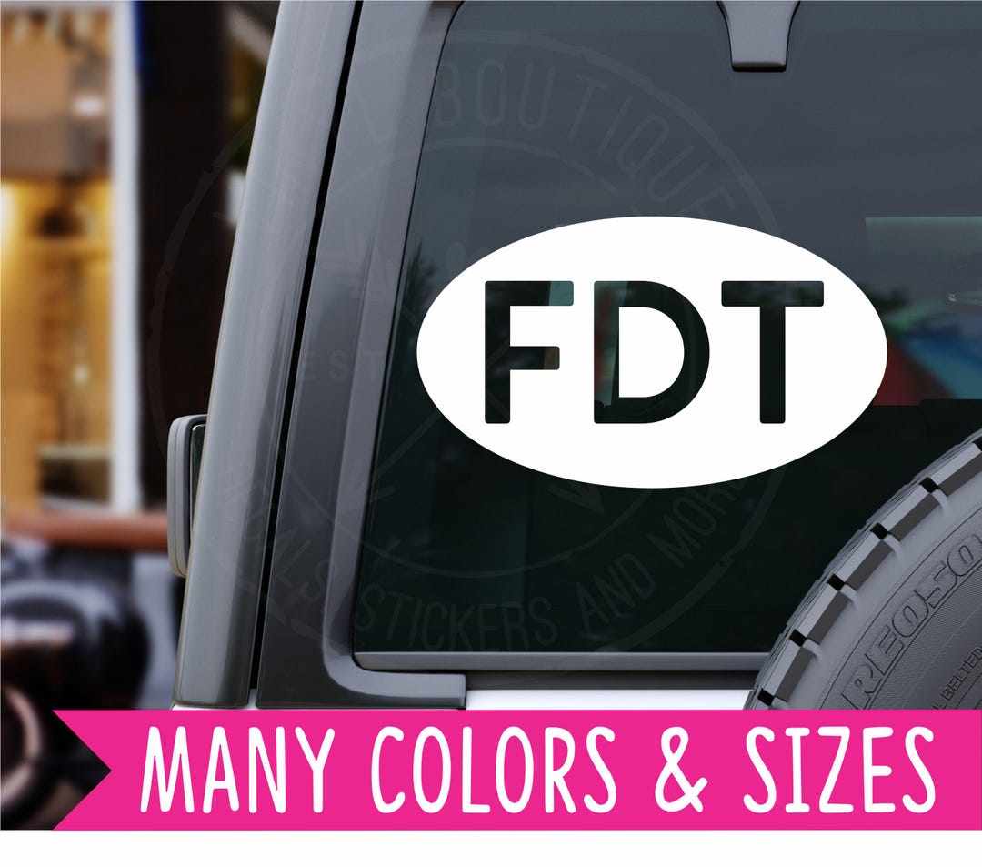 FDT Trump Car Planner Laptop Vinyl Decal Sticker - Etsy