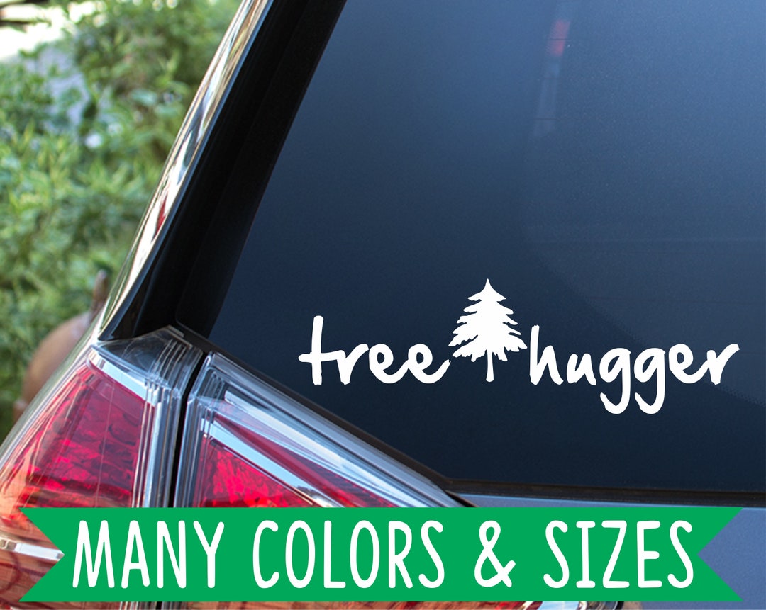 Tree Hugger Car Truck RV Hiking Planner Laptop Vinyl Decal Sticker - Etsy