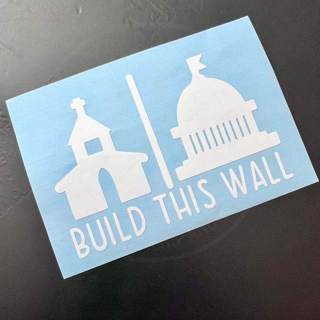 Build This Wall Car Truck Planner Laptop Vinyl Decal Sticker - Etsy