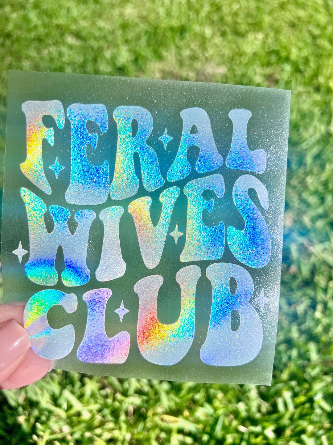 Feral Wives Club Vinyl Decal Sticker - Etsy