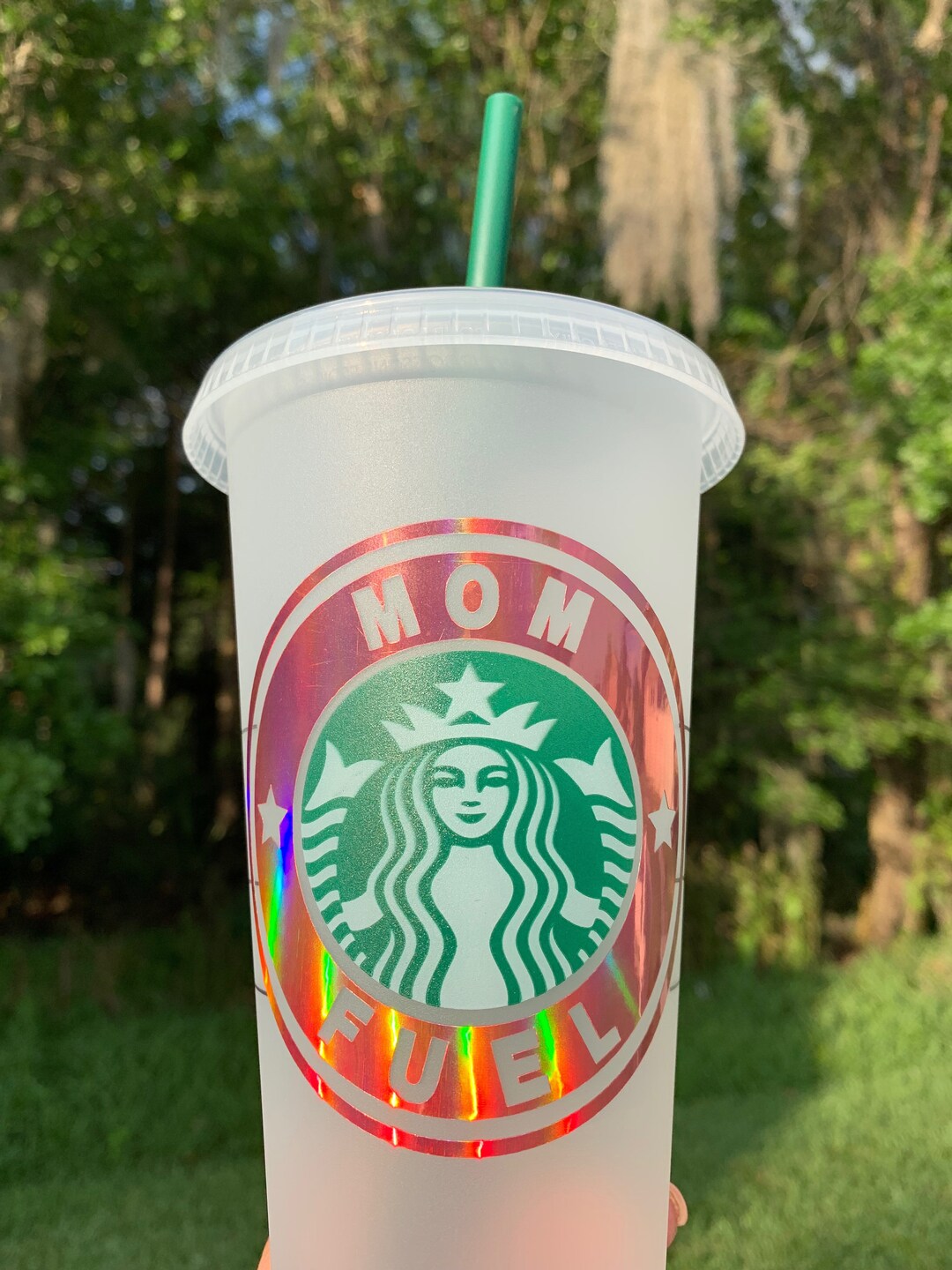 Mom Fuel Vinyl DECAL Sticker ONLY for Tumbler Starbucks Coffee Cup - Etsy