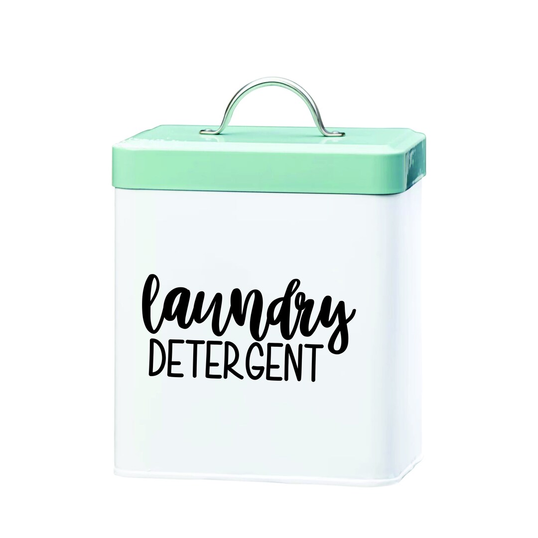 Laundry Detergent Vinyl Decal Sticker - Etsy