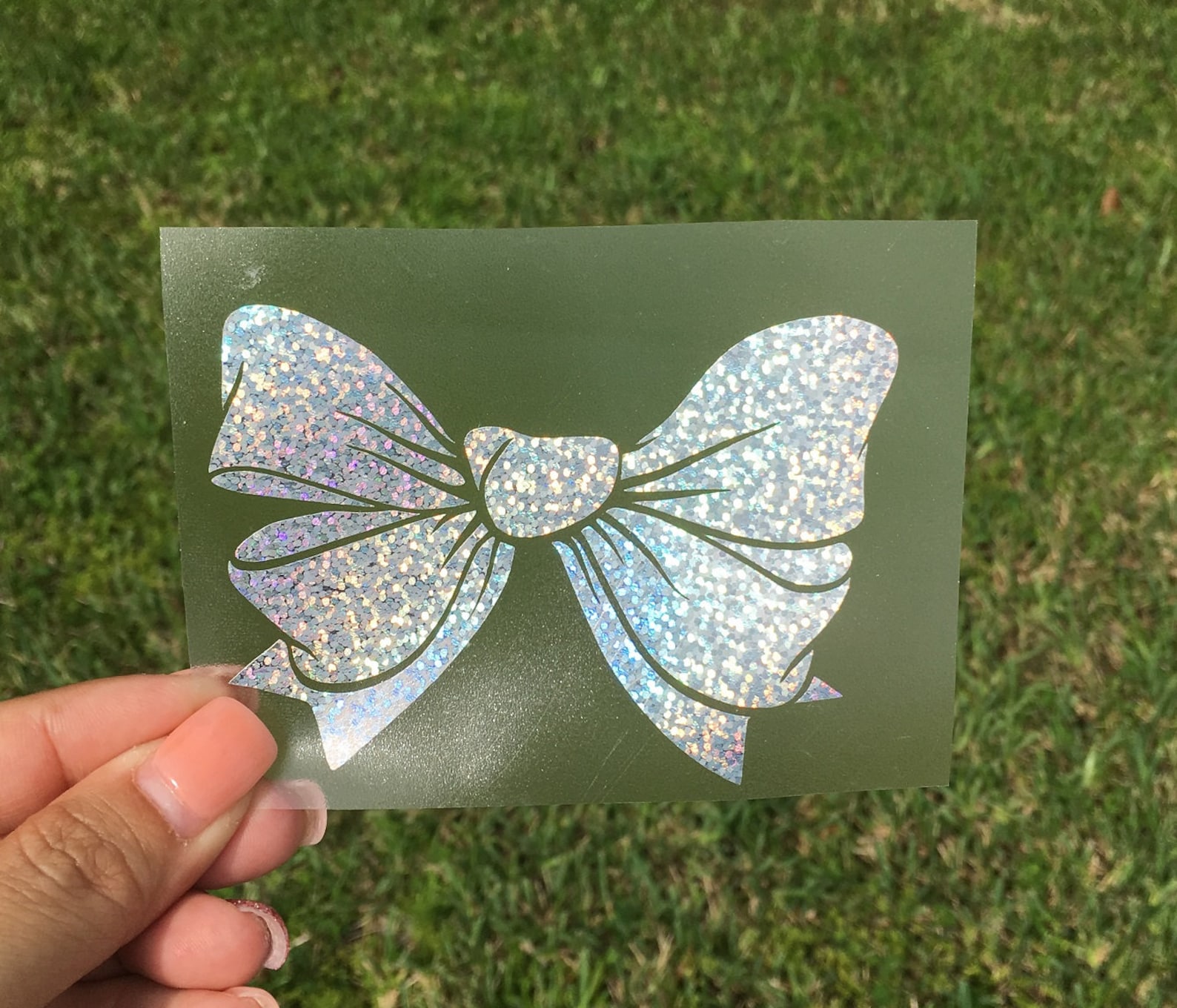 Girly Hairbow Bow Vinyl Decal Sticker for Planner Car Mirror - Etsy