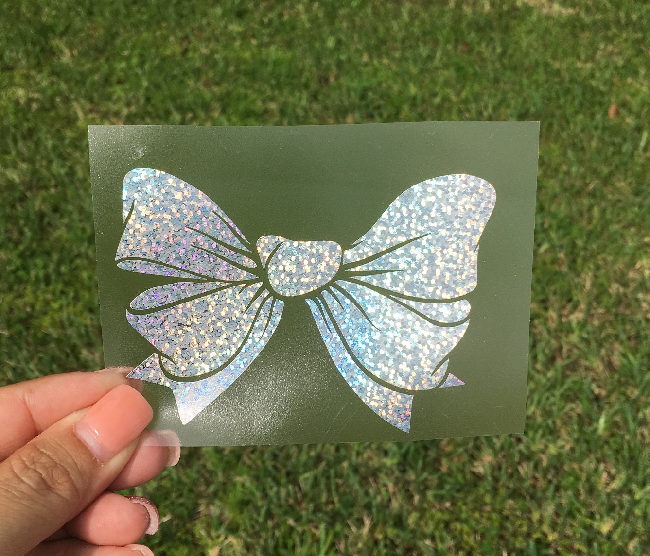 Girly Hairbow Bow Vinyl Decal Sticker for Planner Car Mirror - Etsy