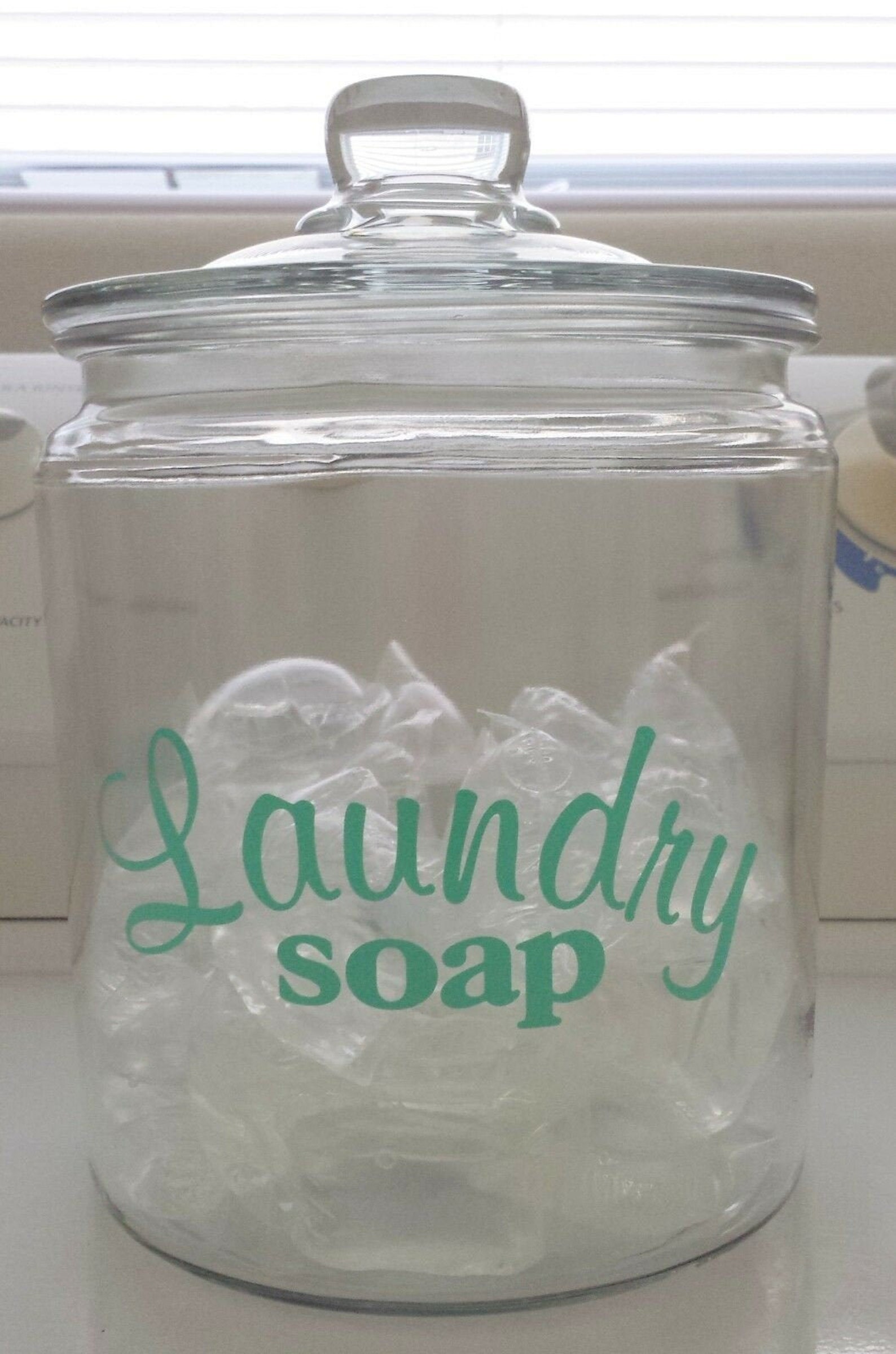 Laundry Soap Detergent Vinyl Decal Sticker - Etsy