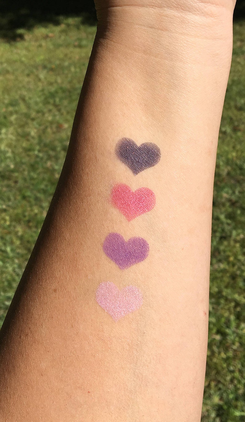 Heart Shape Makeup Swatch Vinyl Stencil Sticker - Etsy