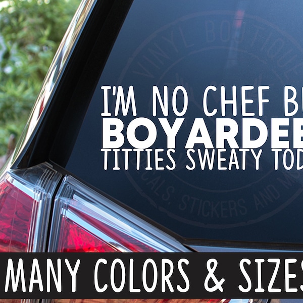 Chef Decal - Etsy