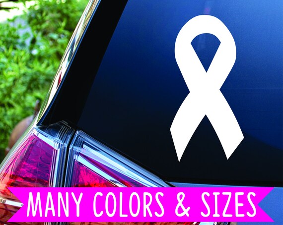 Cancer Awareness Ribbon Car Planner Laptop Decal Sticker - Etsy