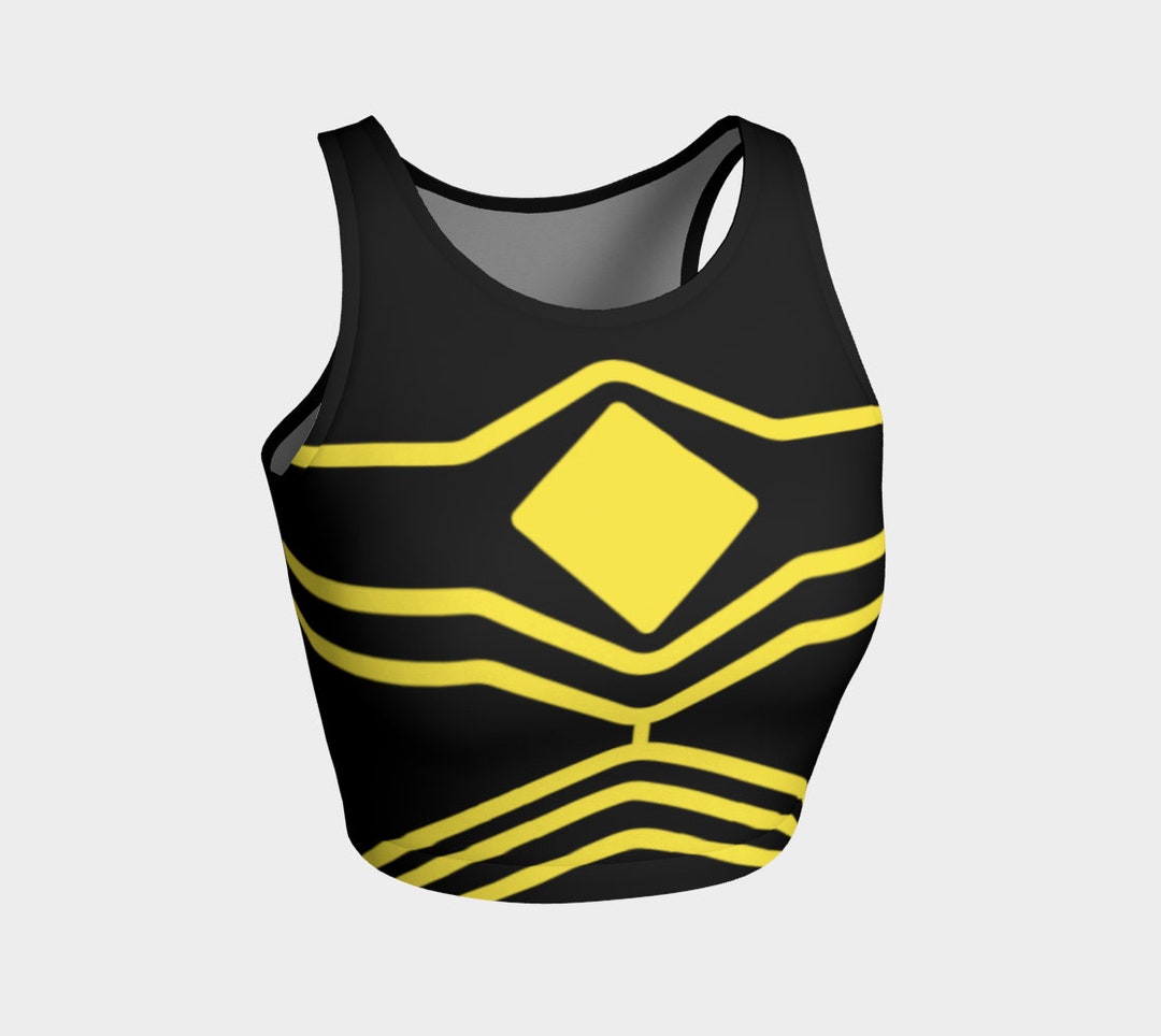 Winged Hero Athletic Crop Top | Casual Cosplay | Anime Merch - Etsy