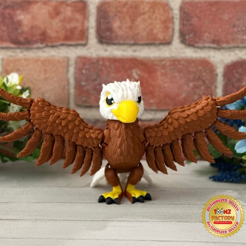 Articulated 3d Printed Eagle - Etsy