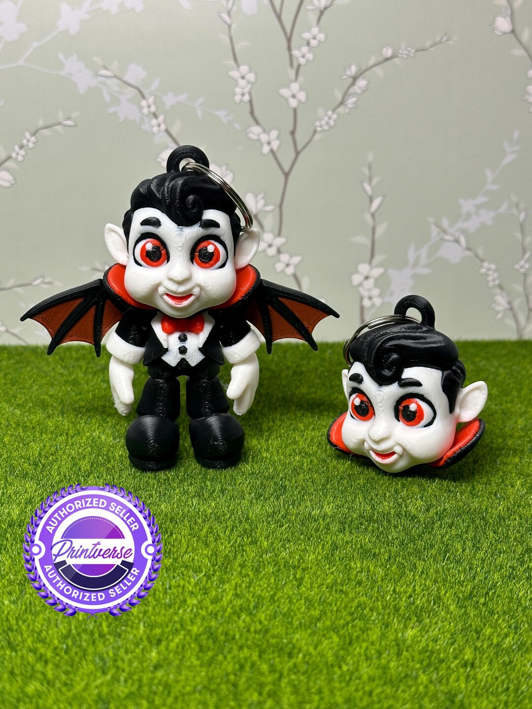 3D Printed Articulated Baby Dracula Keychain - Etsy