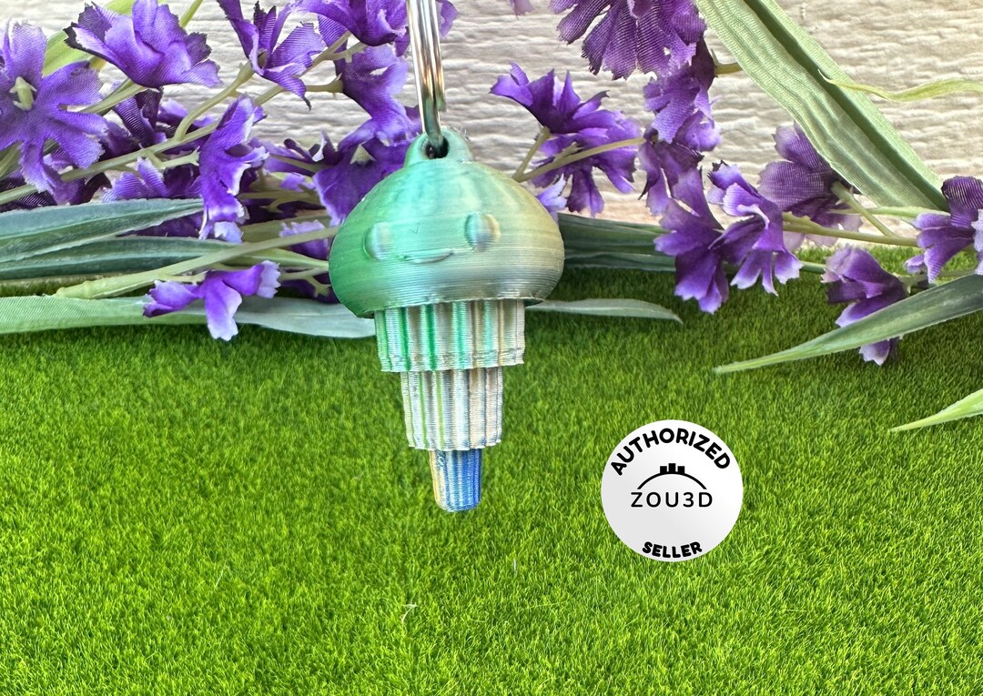 3D Printed Flexible Jellyfish (keychain) - Etsy