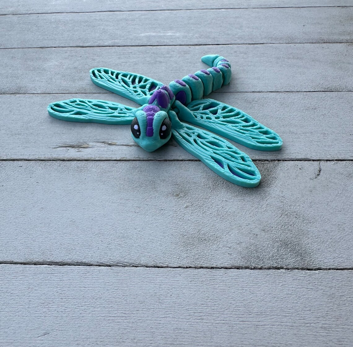 3D Printed Articulated Dragonfly - Etsy