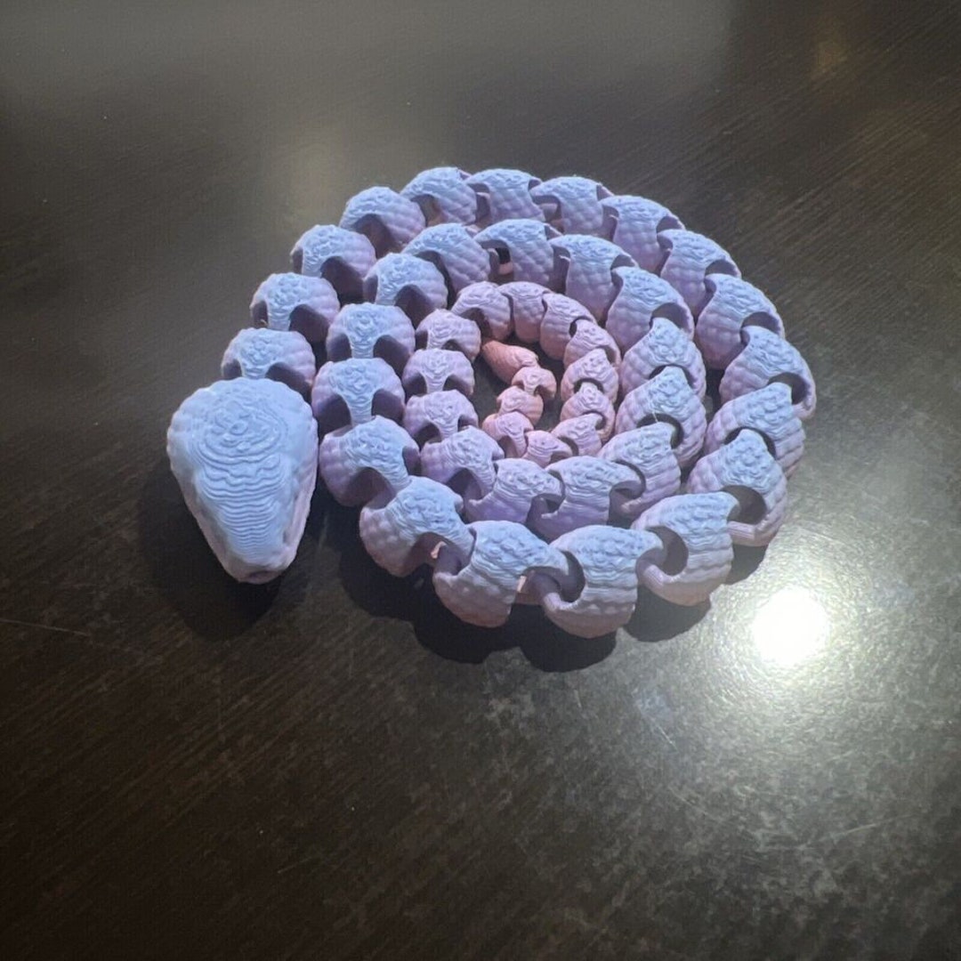 3D Printed Articulated Snake - Etsy
