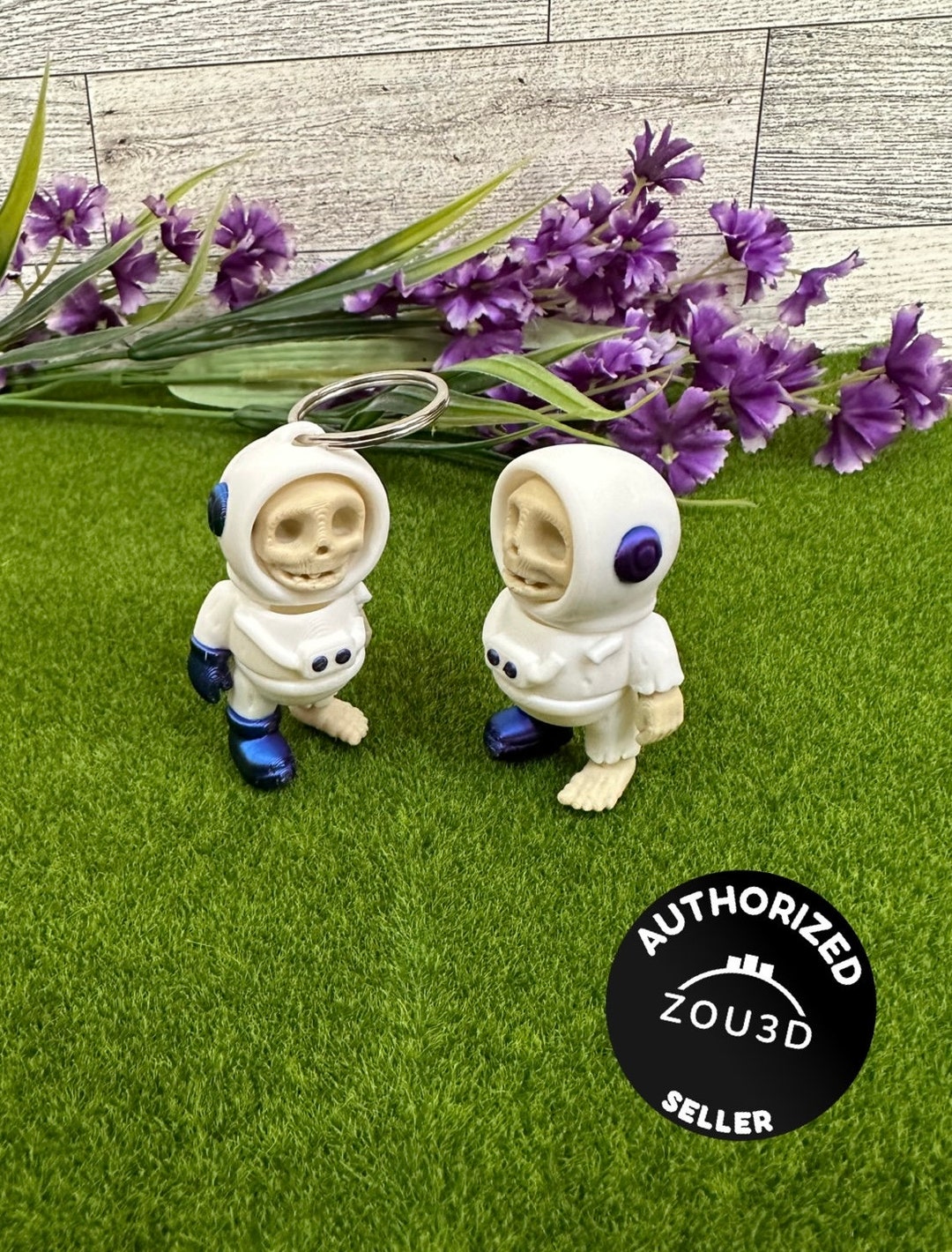 3D Printed Articulated Astronaut Skelton Face, Hand & Foot (fidget or ...
