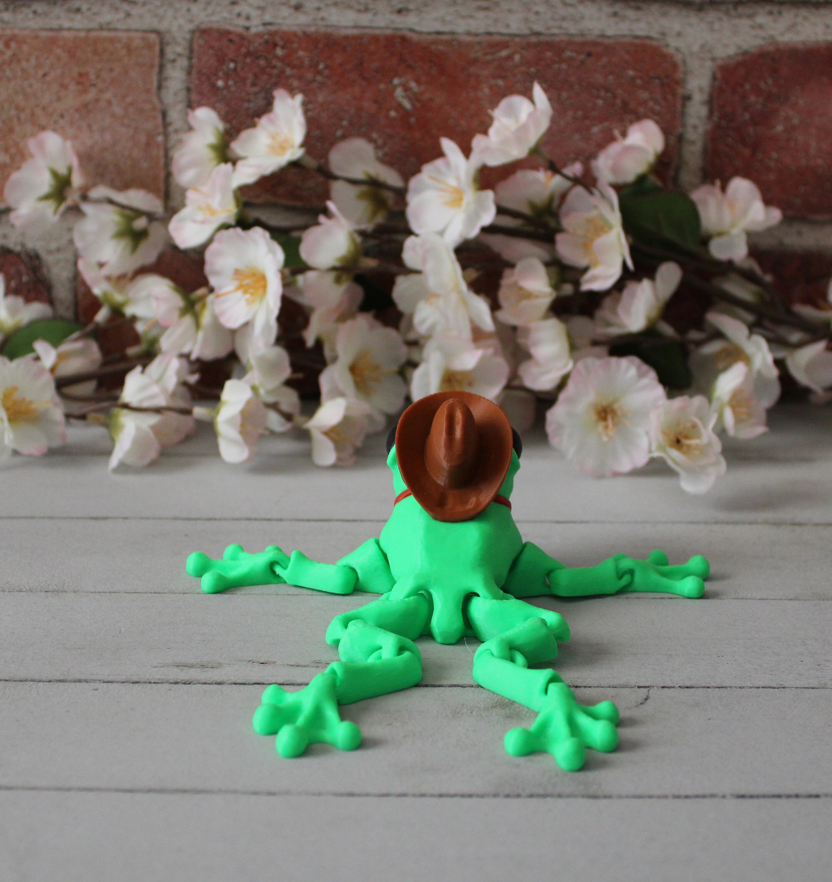 3D Printed Articulated Cowboy Frog - Etsy