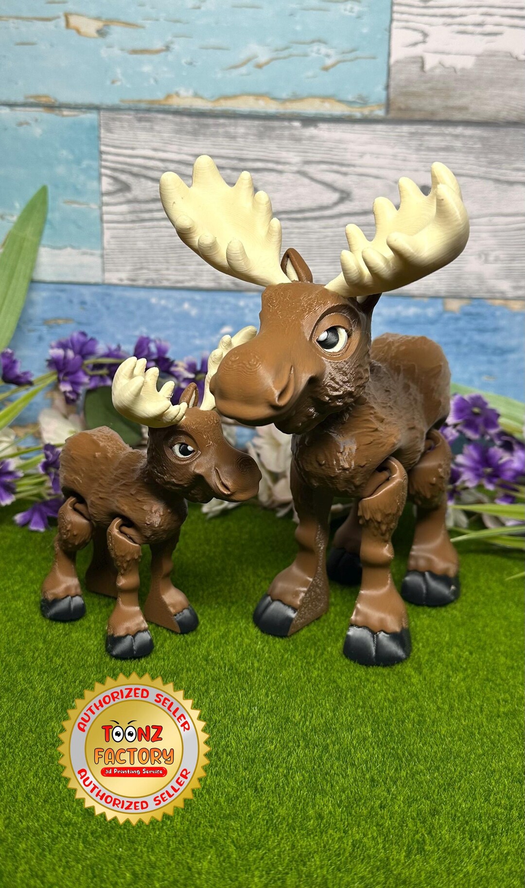 3D Printed Articulated Moose - Etsy
