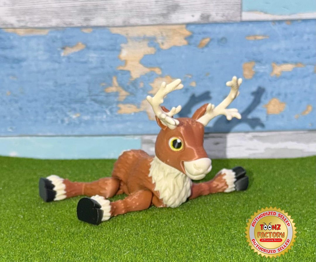 3D Printed Flexi Reindeer (toonz Factory) - Etsy