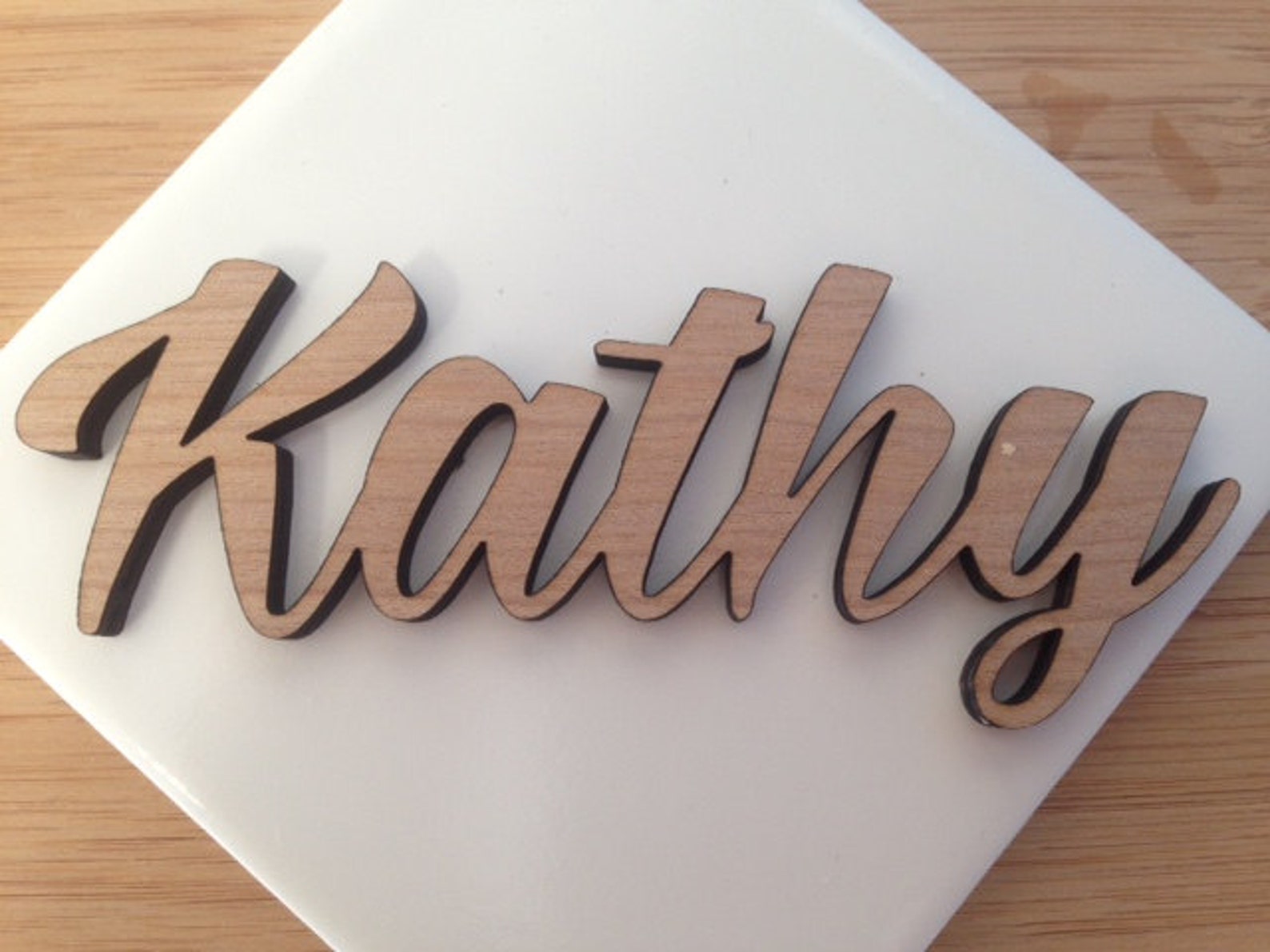Laser Cut Name Tags - Etsy