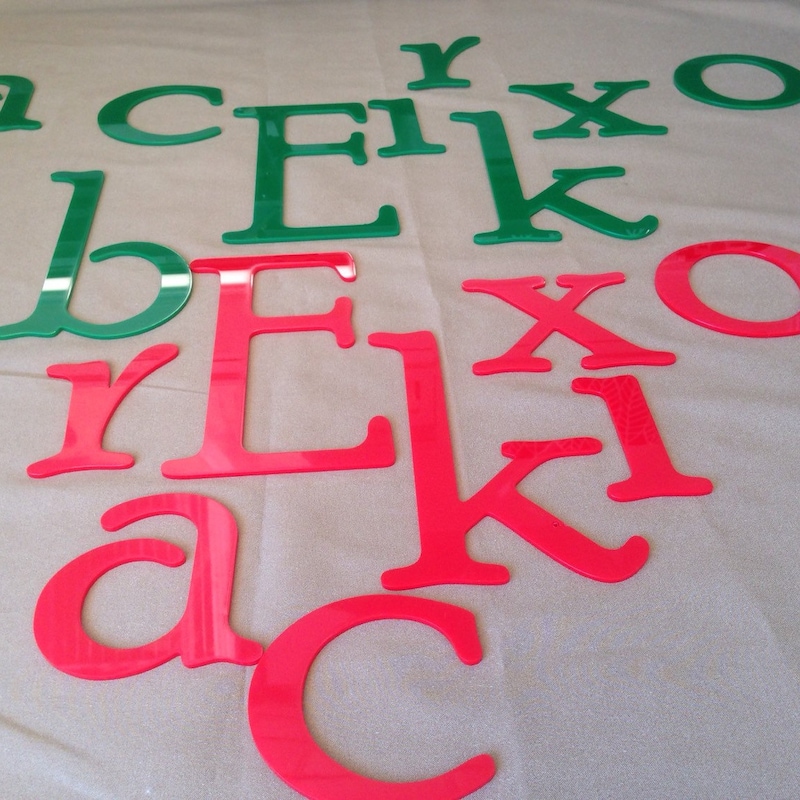 Large Acrylic Letters - Etsy
