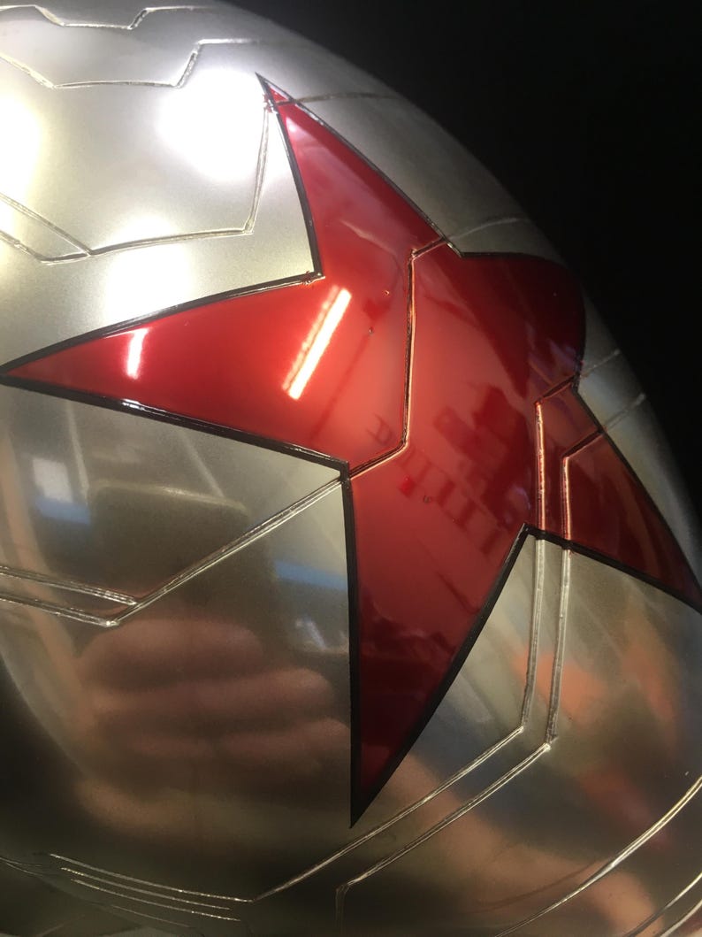 Winter Soldier Arm Star VINYL DECAL (outline Only) - Etsy