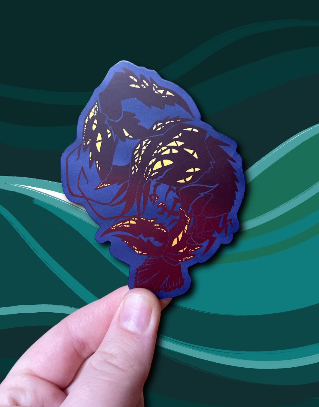 Hey Friends, Sticker, LUDO Rock Band Vinyl Stickers, Crawfish Sticker ...