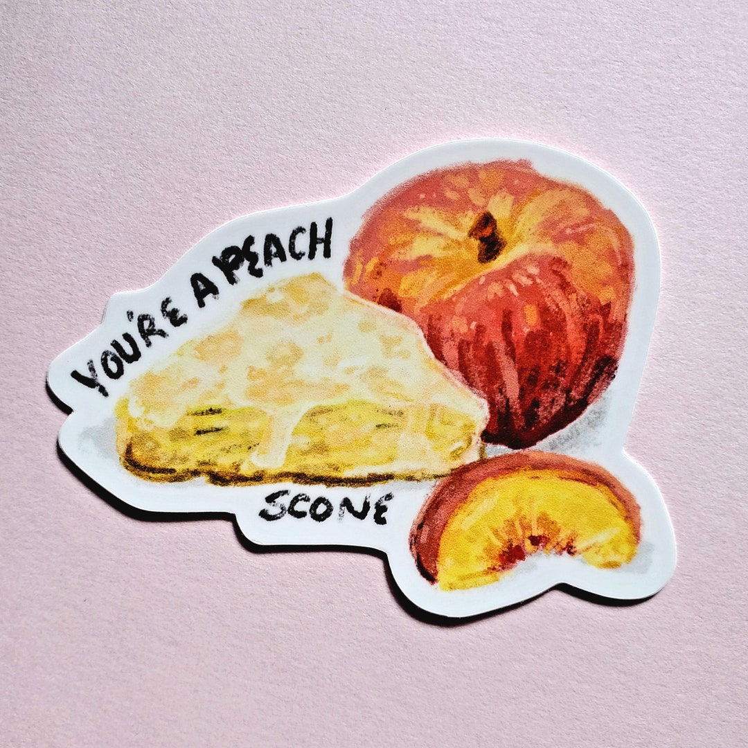 Peach Scone Sticker, Peach Scone, Hobo Johnson Sticker, Hobo Johnson ...