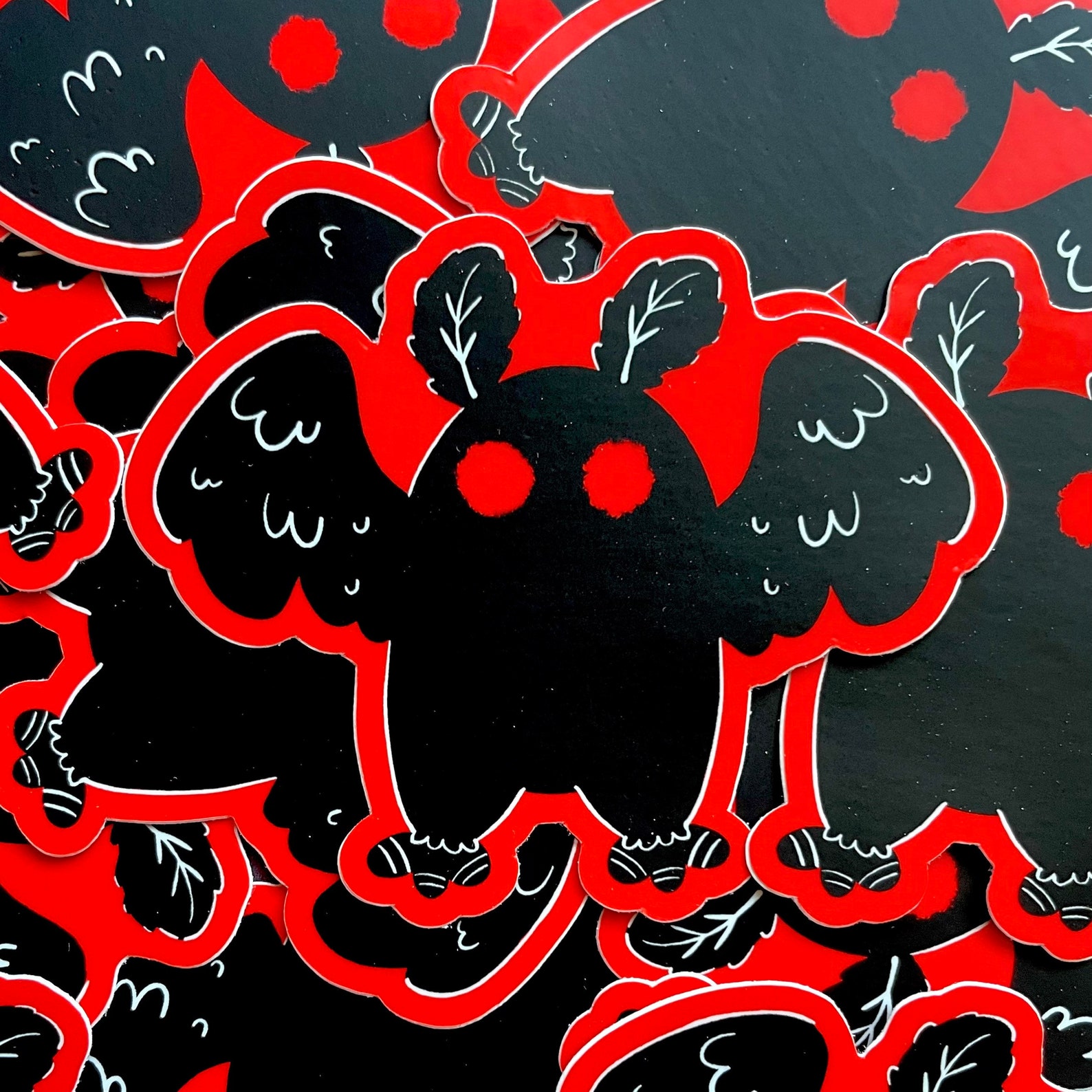 Mothman Stickers Mothman Sticker Cryptid Stickers Cryptid - Etsy