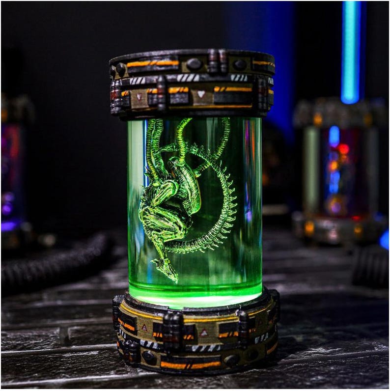 Xeno.morph Lamp, Ali.en Epoxy Lamp, Custom Sta.r Wars Night Light ...