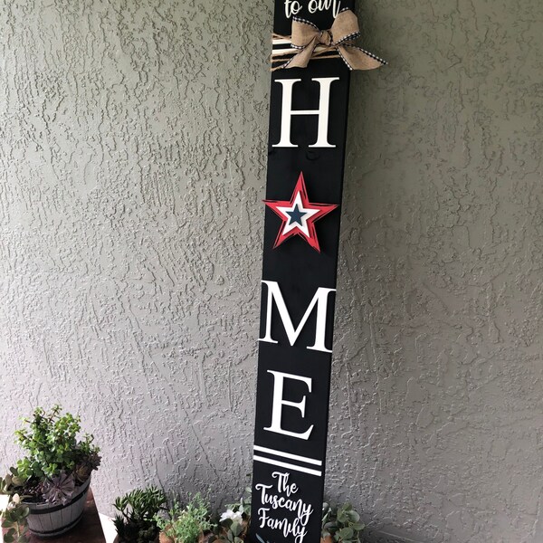 Interchangeable Home Sign - Etsy