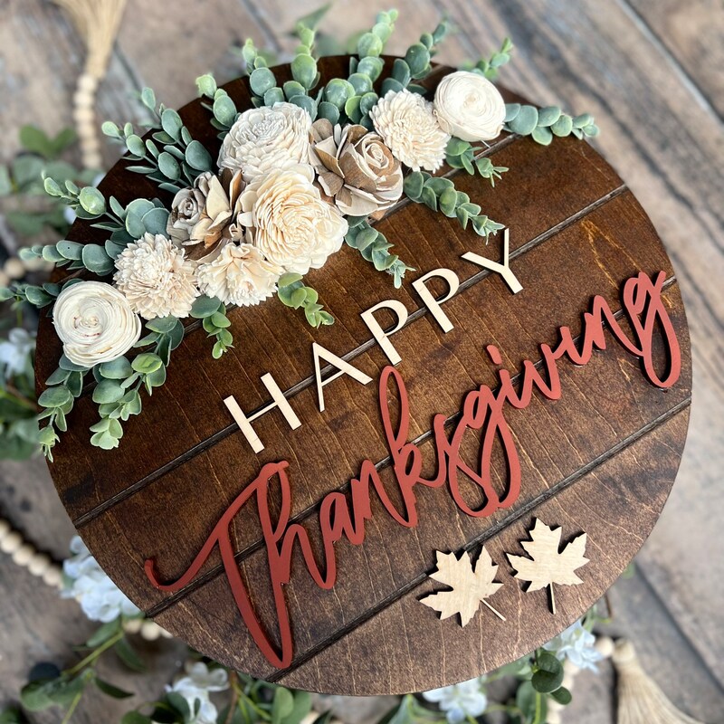 Thanksgiving Signs - Etsy