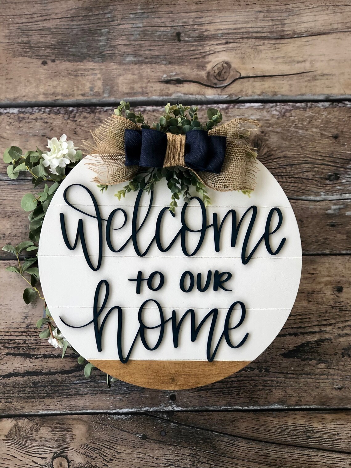 3D Welcome Sign Welcome to Our Home Laser Cut Housewarming - Etsy